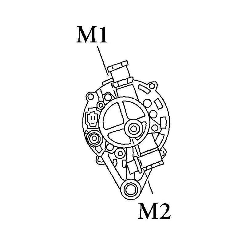 LR250-517 ahi2007 qsr alternador 24v 50amp isuzu